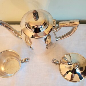 Vintage Oneida Silversmiths Silverplate Coffee Pot Hinged Lid With ...