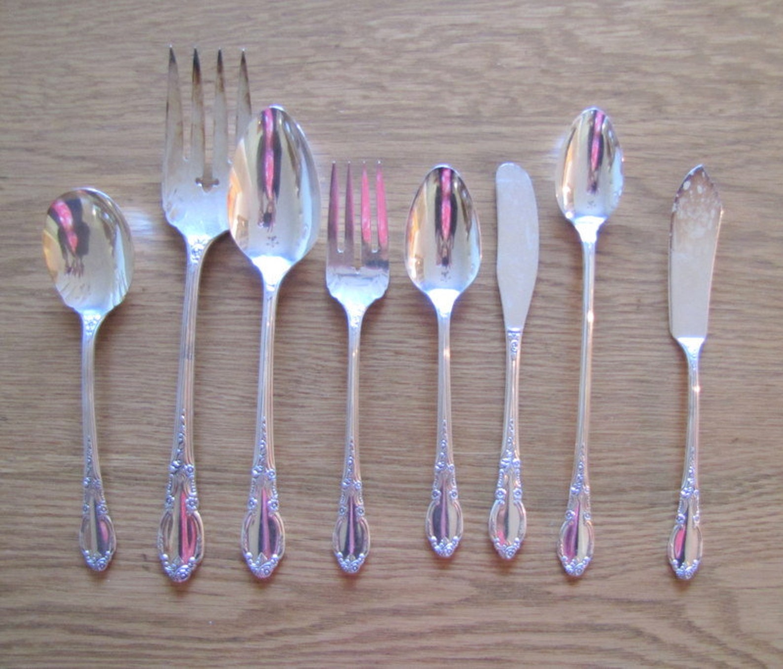 Vintage Silverplate Rogers Oneida Ltd. Enchantment Flatware - Etsy