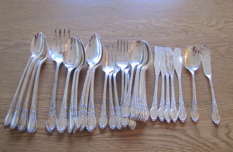 Vintage Silverplate Rogers Oneida Ltd. Enchantment Flatware - Etsy