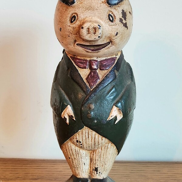 Cast Iron Pig - Etsy