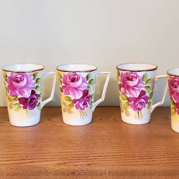 Nippon Hand Painted Rose - Etsy