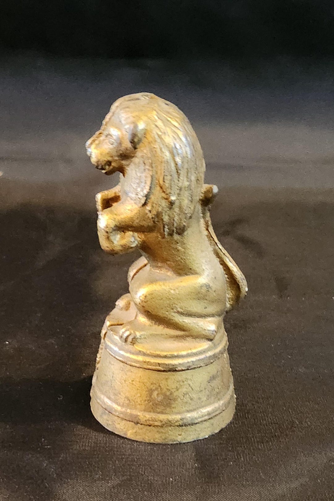 Antique Cast Iron Metal Circus Lion Coin Bank Gold - Etsy