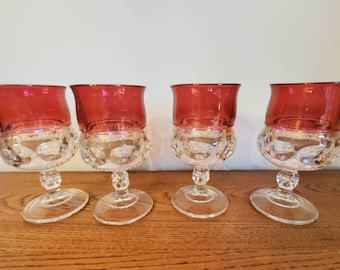 Red Thumbprint Glasses - Etsy