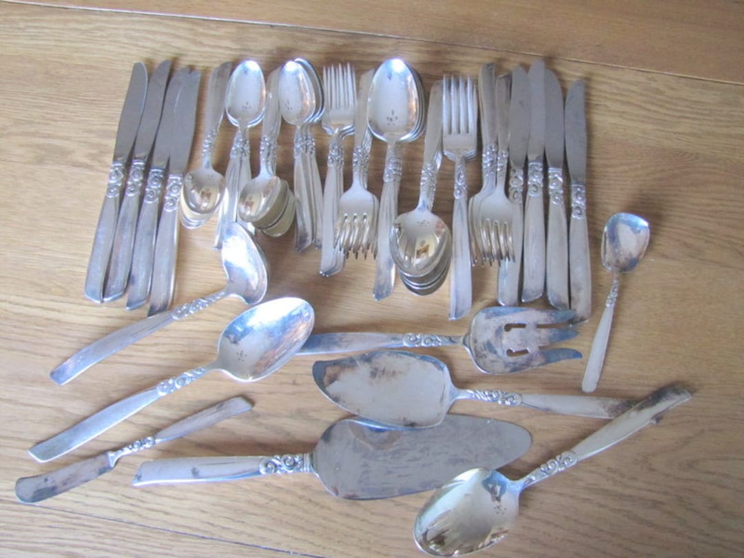 South Seas Community Silverplate Silverware Service for 7 or 8 - Etsy