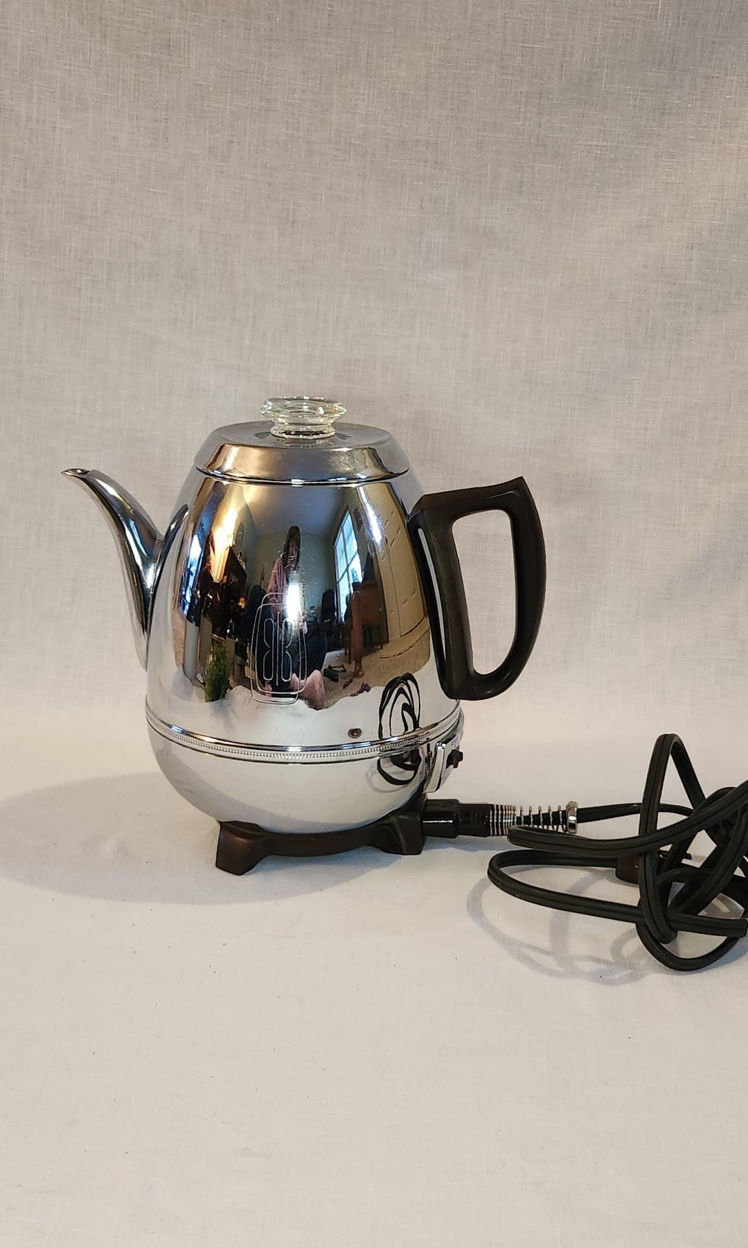 General Electric 1950's Retro Coffee Percolator 9 Cup Model 13P30 ...