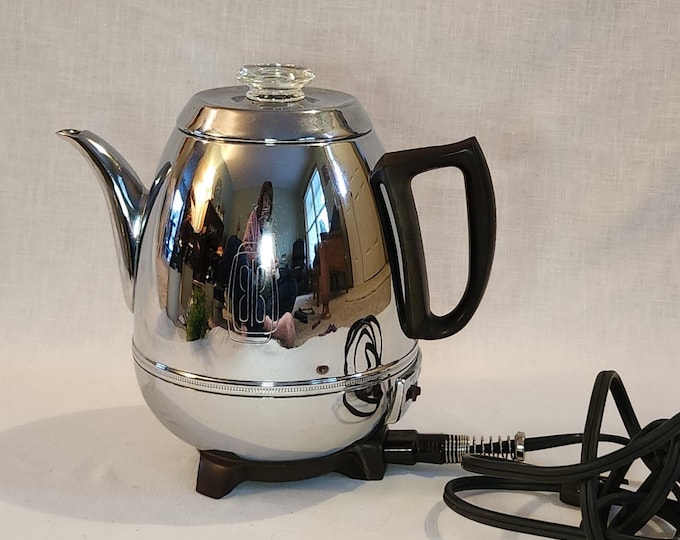 General Electric 1950's Retro Coffee Percolator 9 Cup Model 13P30 ...