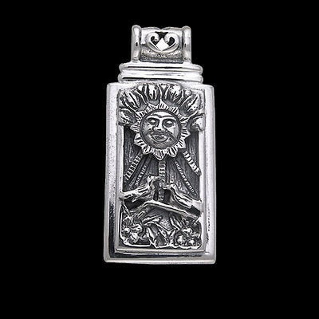 Amy Zerner Sun Tarot Pendant, Sterling Silver Celestial Happiness ...