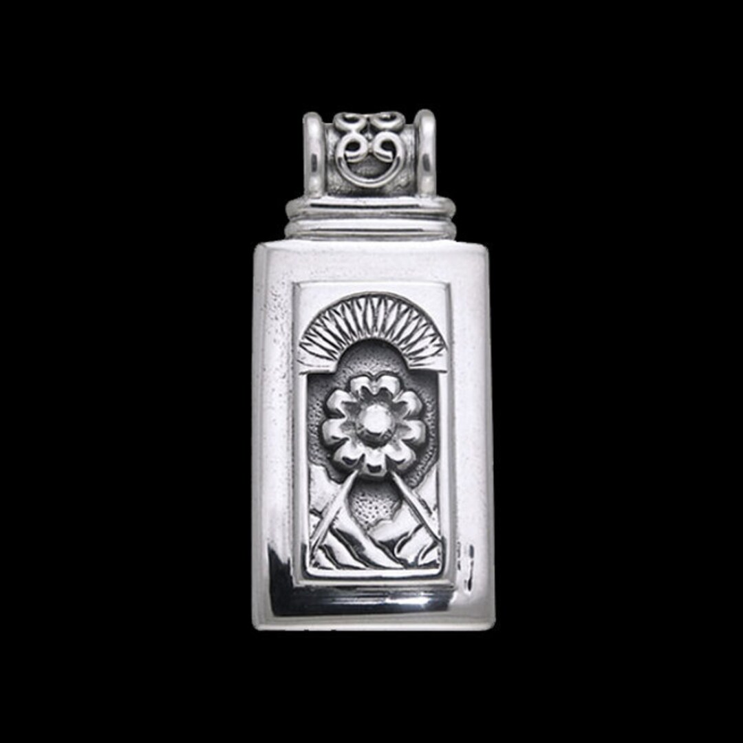 Tarot Good Fortune Lotus Pendant, Sterling Silver Jewelry, Amy Zerner ...