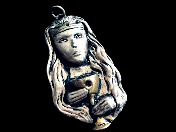 Wiccan High Priestess Holding Chalice Vintage Jewelry - Etsy