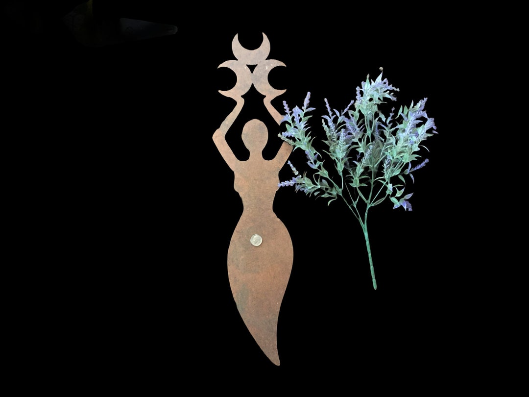 Copper Triple Aspect Moon Goddess Wall Hanging, Wild Woman Vintage - Etsy