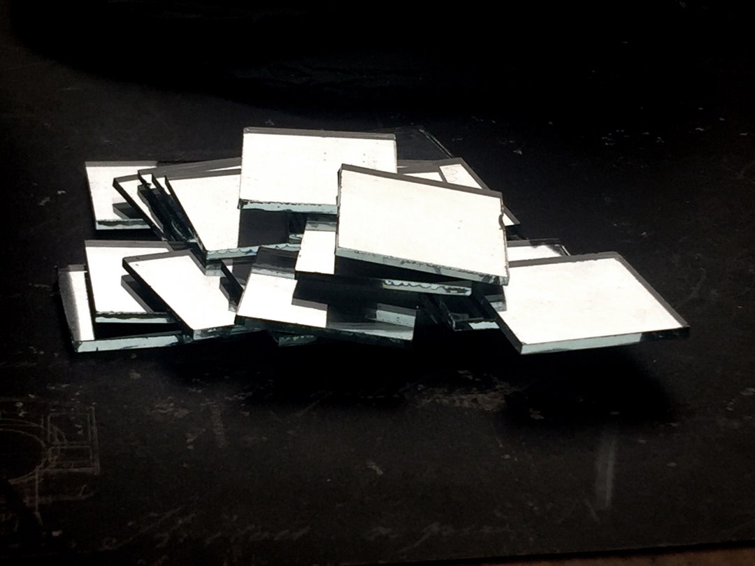 1 Inch Square Mirrors, Set of 22 - Etsy
