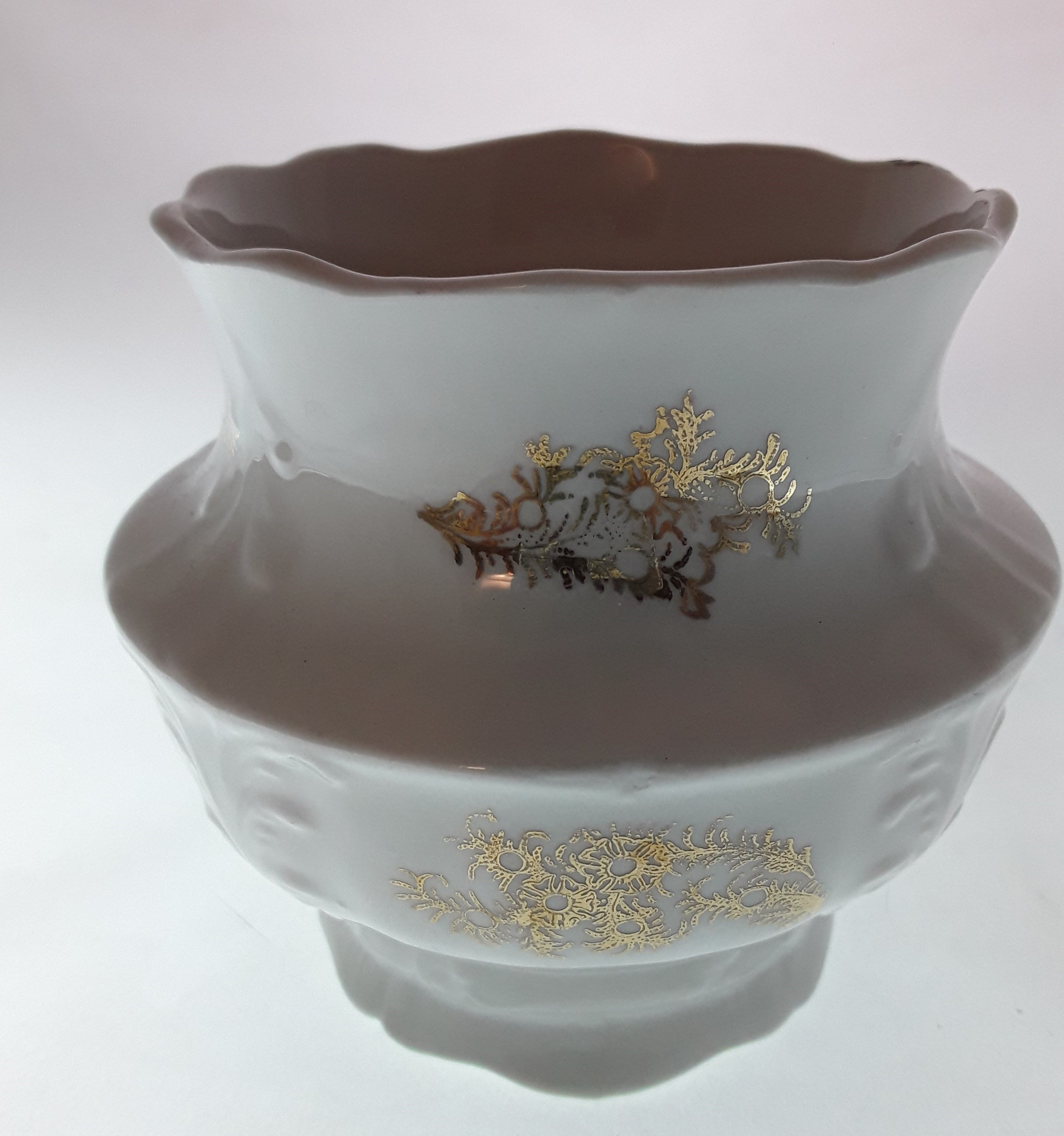 Antique Goodwin Pottery Co Semi-porcelain Toothbrush Holder Brush Vase ...