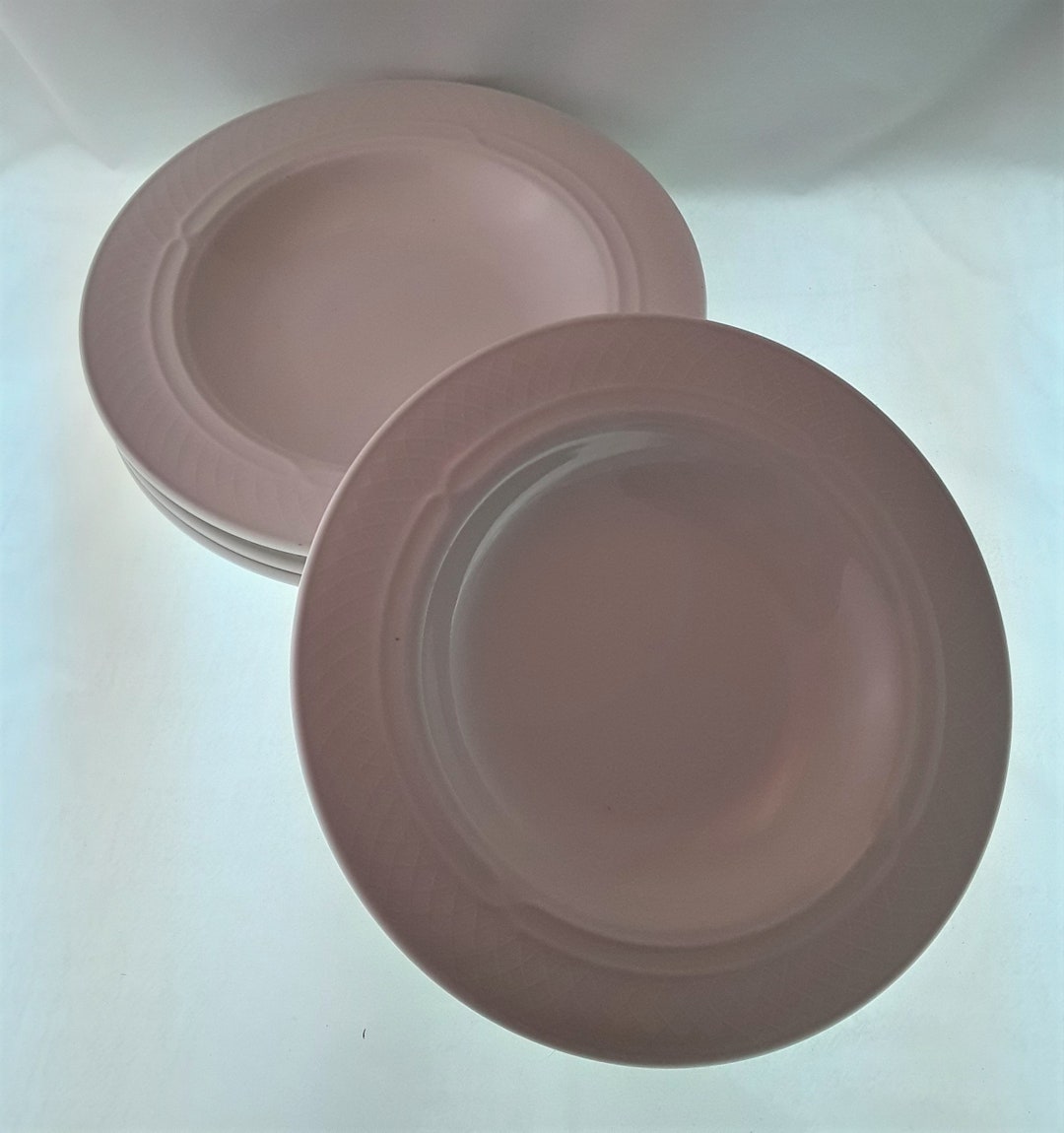 4 Homer Laughlin China Gothic Pattern Restaurant Ware Salad or Dessert ...