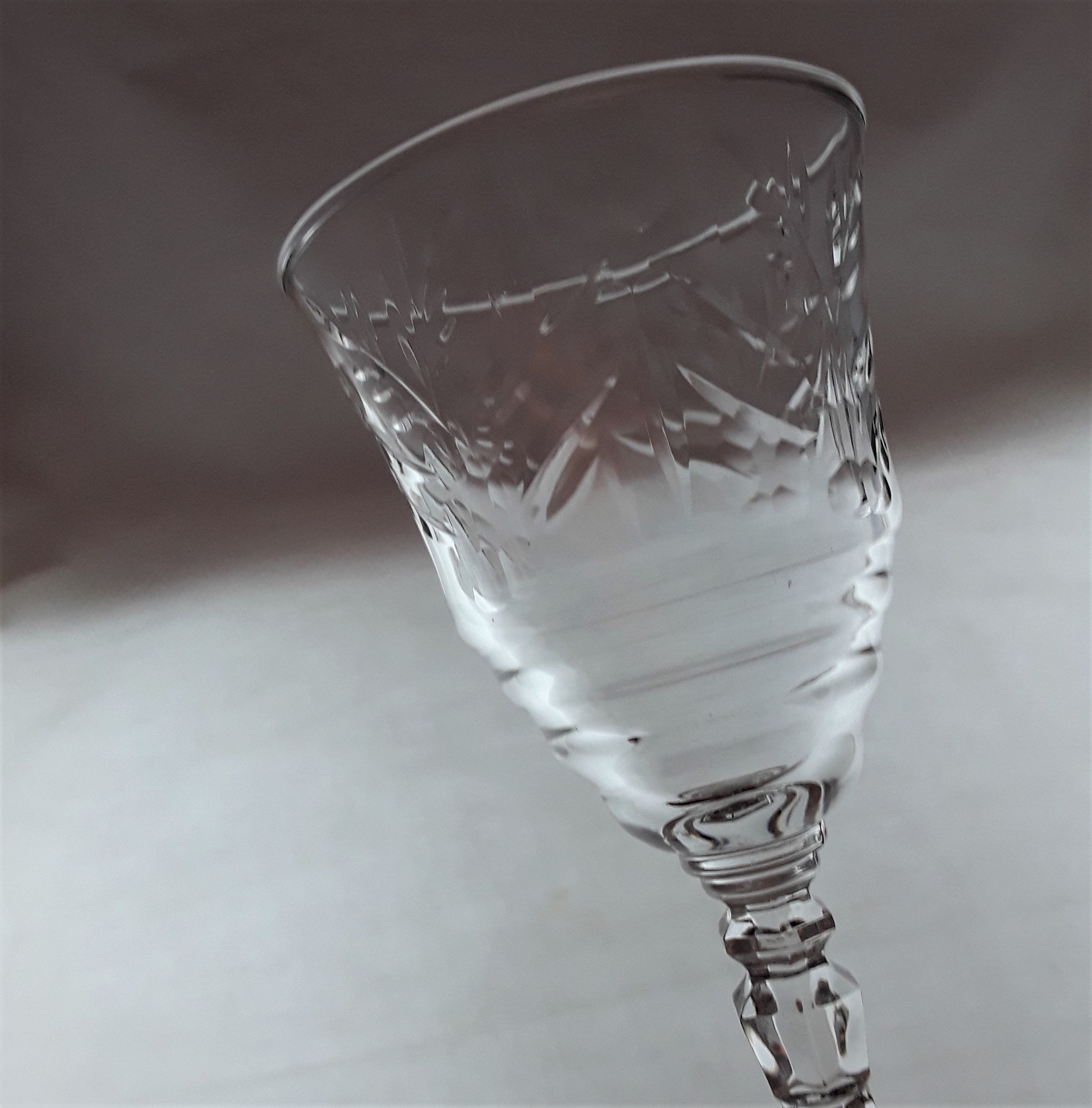 Set of 6 Libbey Rock Sharpe Normandy Pattern Claret Wine Glasses - Etsy