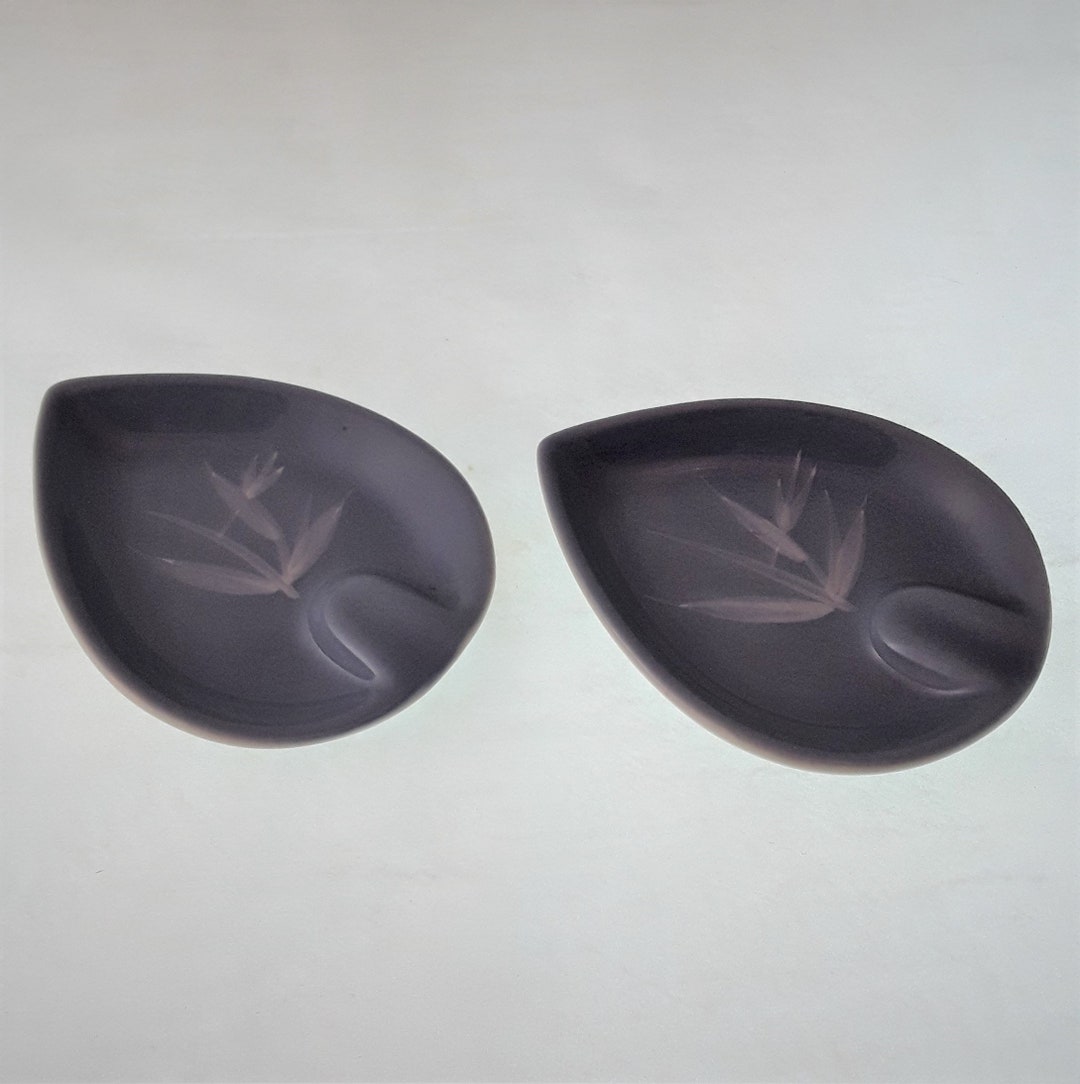 Mid Century Modern Pair of Winfield Pottery California Blue Pacific ...