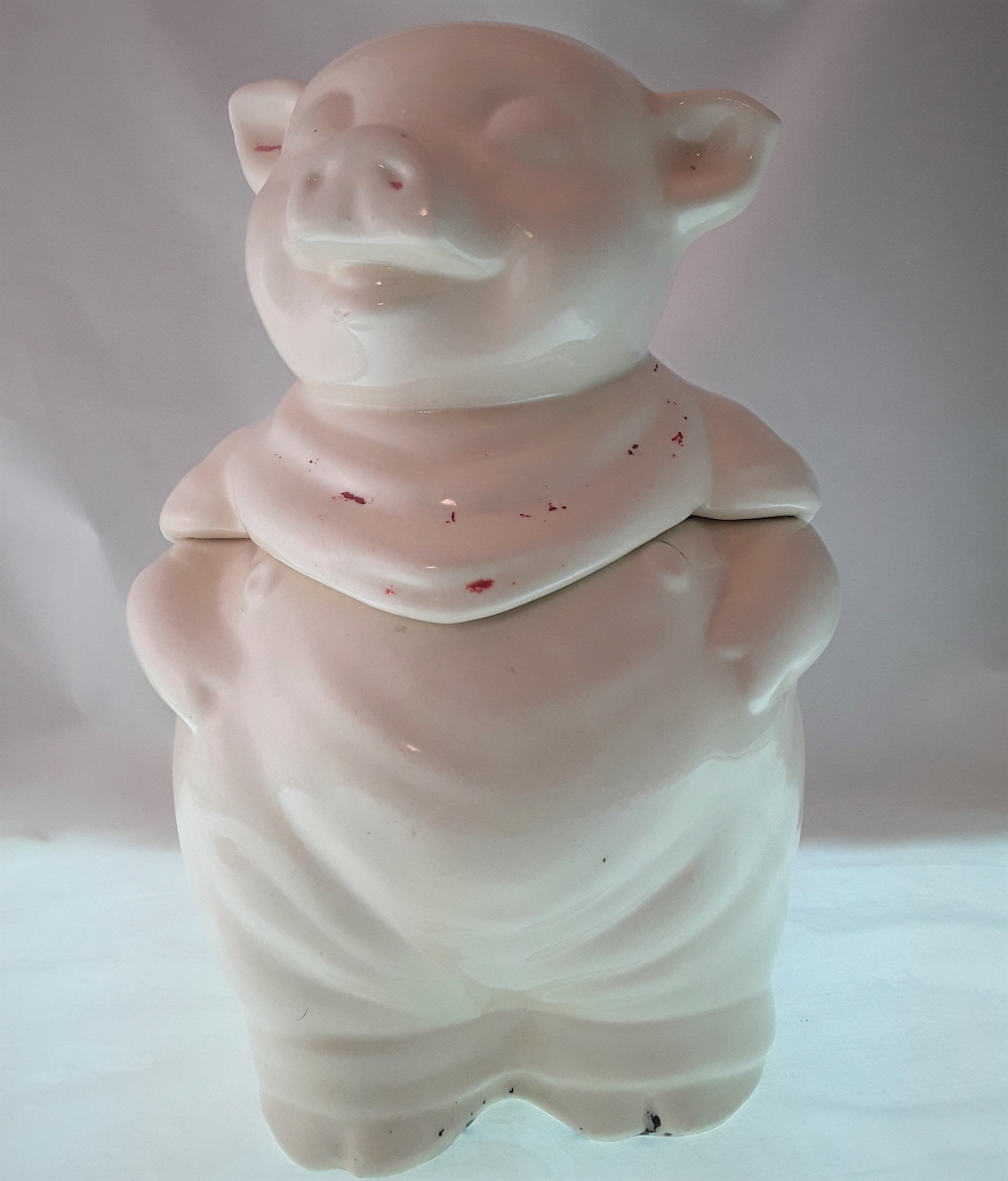 Vintage Smiley Farmer Pig Cookie Jar Shawnee Pottery USA - Etsy