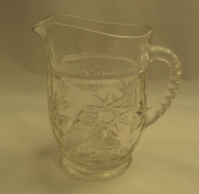 Vintage Anchor Hocking Glass EAPC Early American Prescut Pattern Milk ...