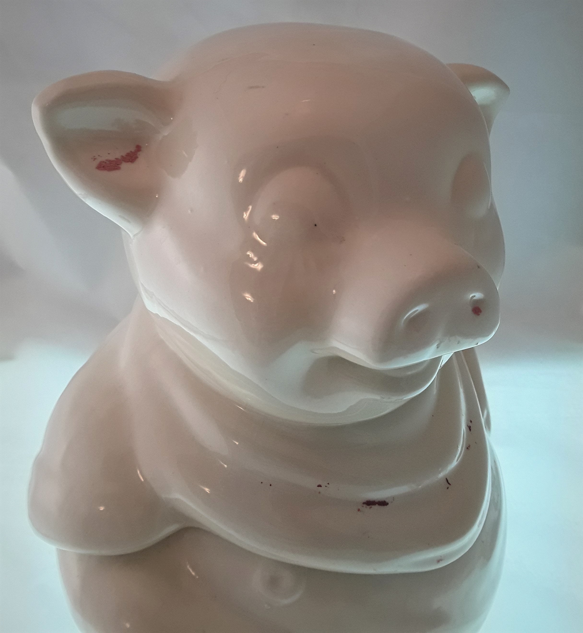 Vintage Smiley Farmer Pig Cookie Jar Shawnee Pottery USA - Etsy