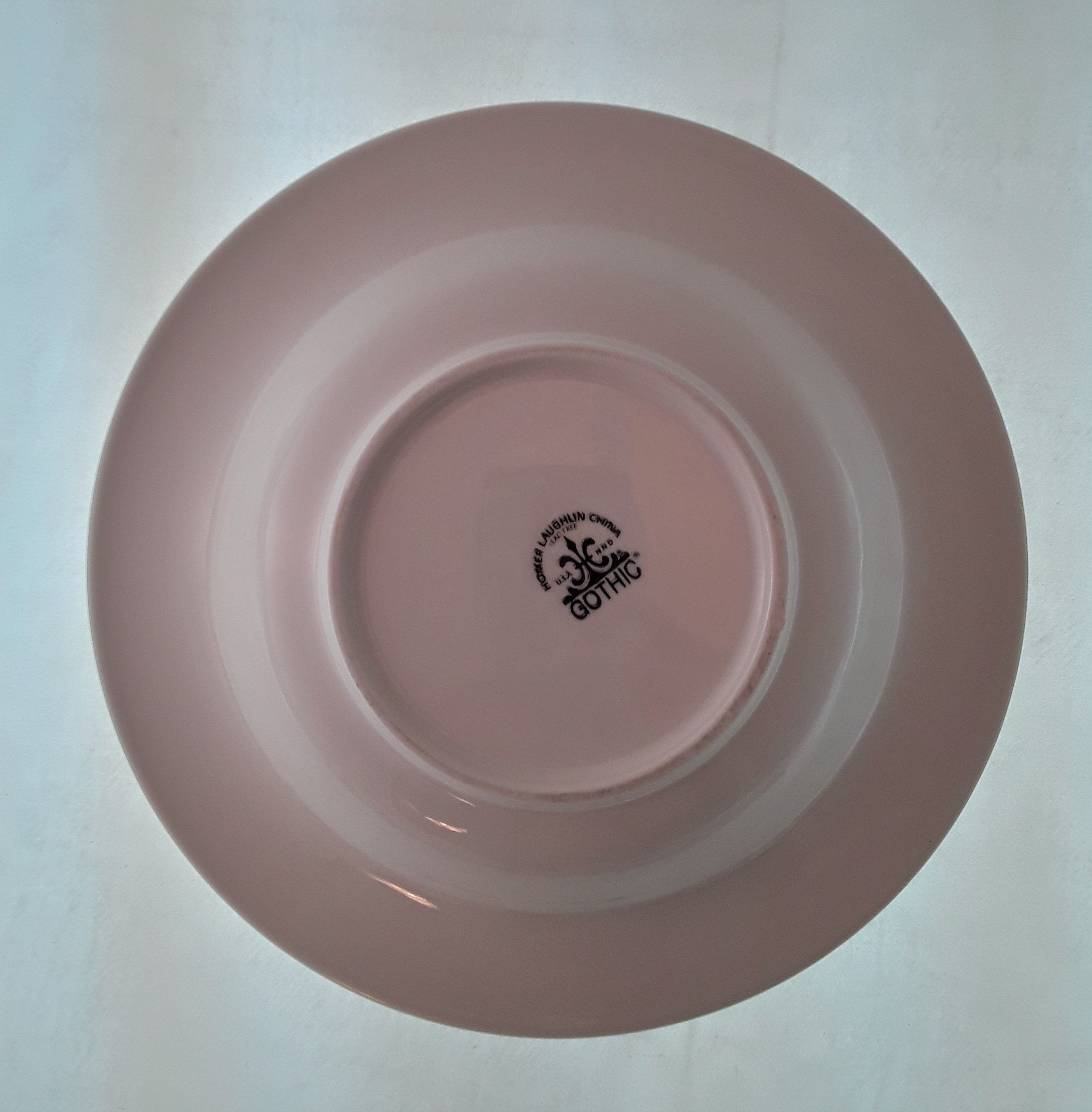 4 Homer Laughlin China Gothic Pattern Restaurant Ware Salad or Dessert ...