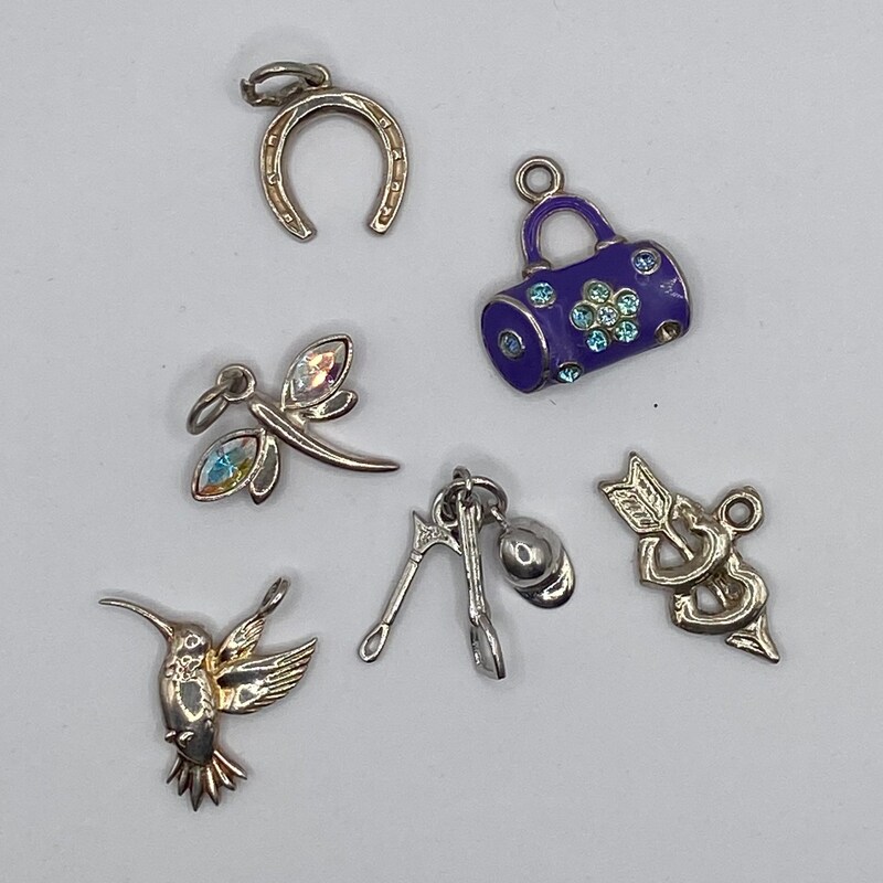 Silver Charms - Etsy