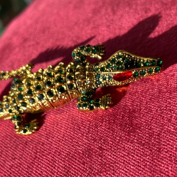 Alligator Brooch - Etsy
