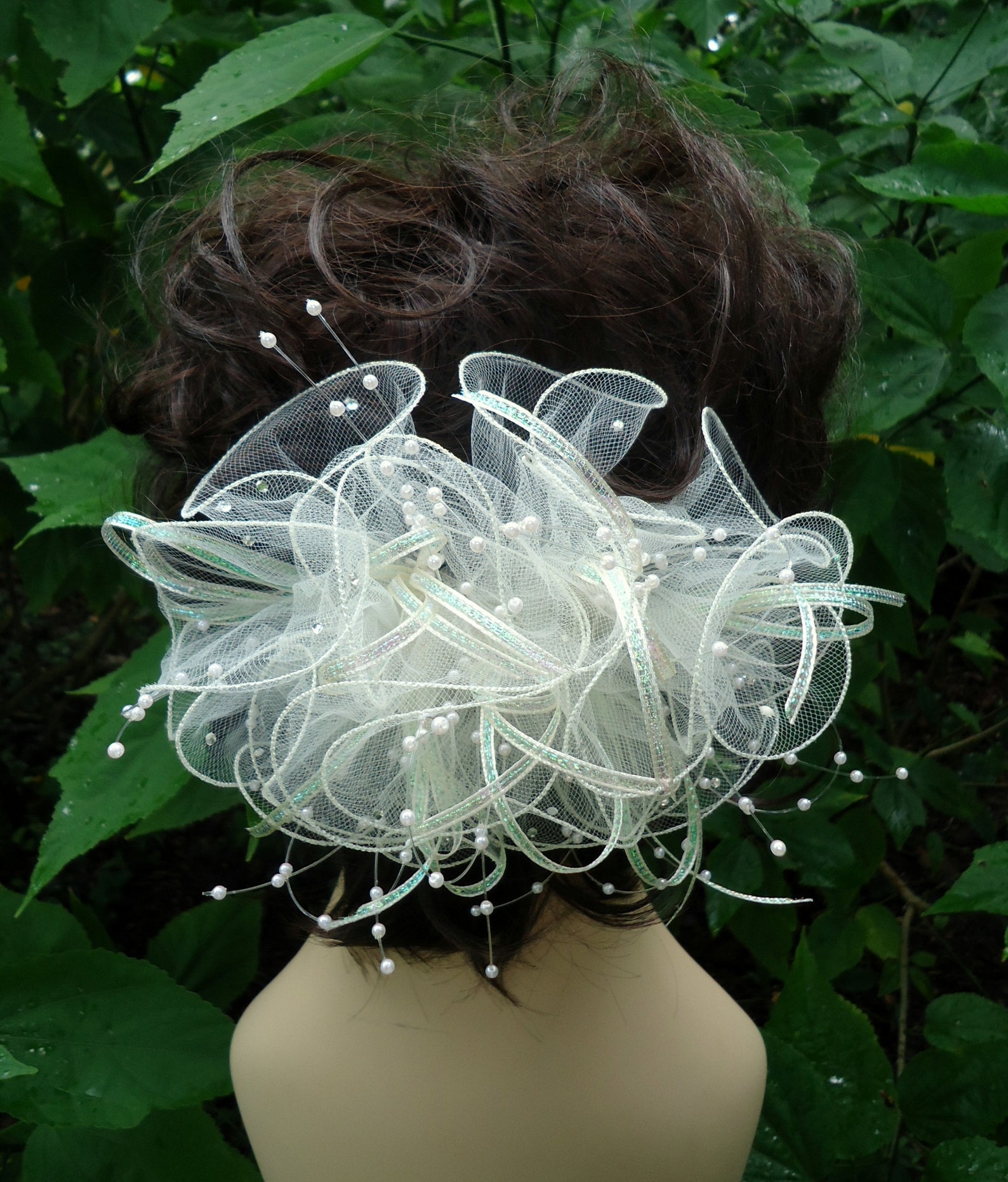 Bridal Pouf Comb Tulle Pouf Comb Puff Comb C823 | Etsy