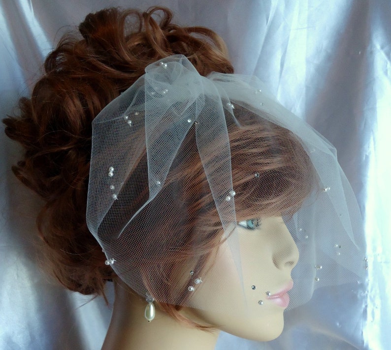 Birdcage Veil Tulle Mini Veil Bridal Veil Wedding Veil 10 - Etsy