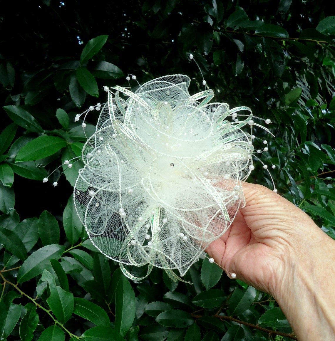 Bridal Pouf Comb Tulle Pouf Comb Puff Comb C823 | Etsy