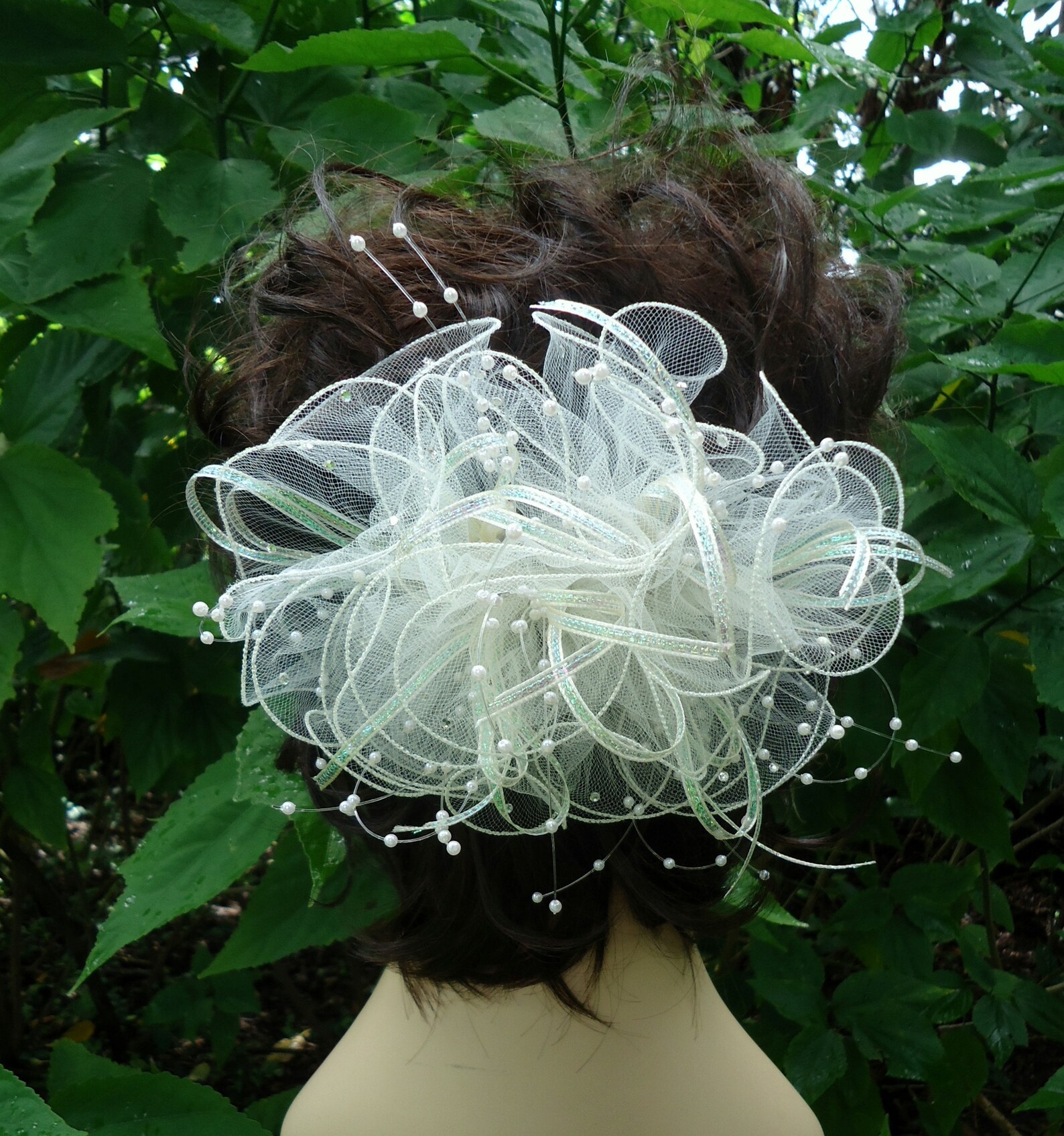 Bridal Pouf Comb Tulle Pouf Comb Puff Comb C823 | Etsy