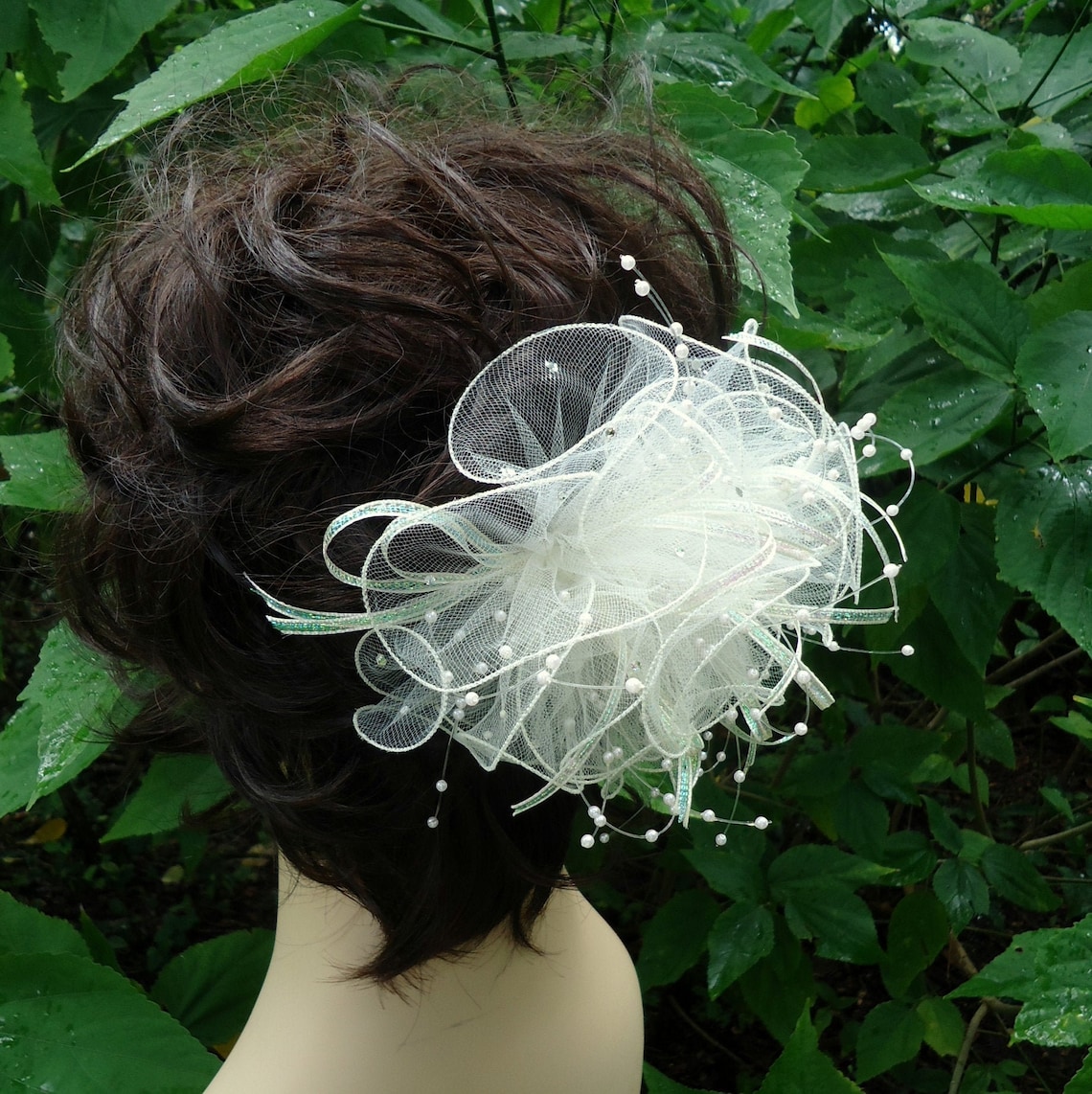Bridal Pouf Comb Tulle Pouf Comb Puff Comb C823 | Etsy
