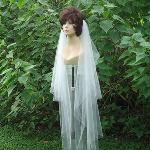 Draped Veil, Drape Veil, 2 Tier Veil, Bridal Veil, H3060 - Etsy