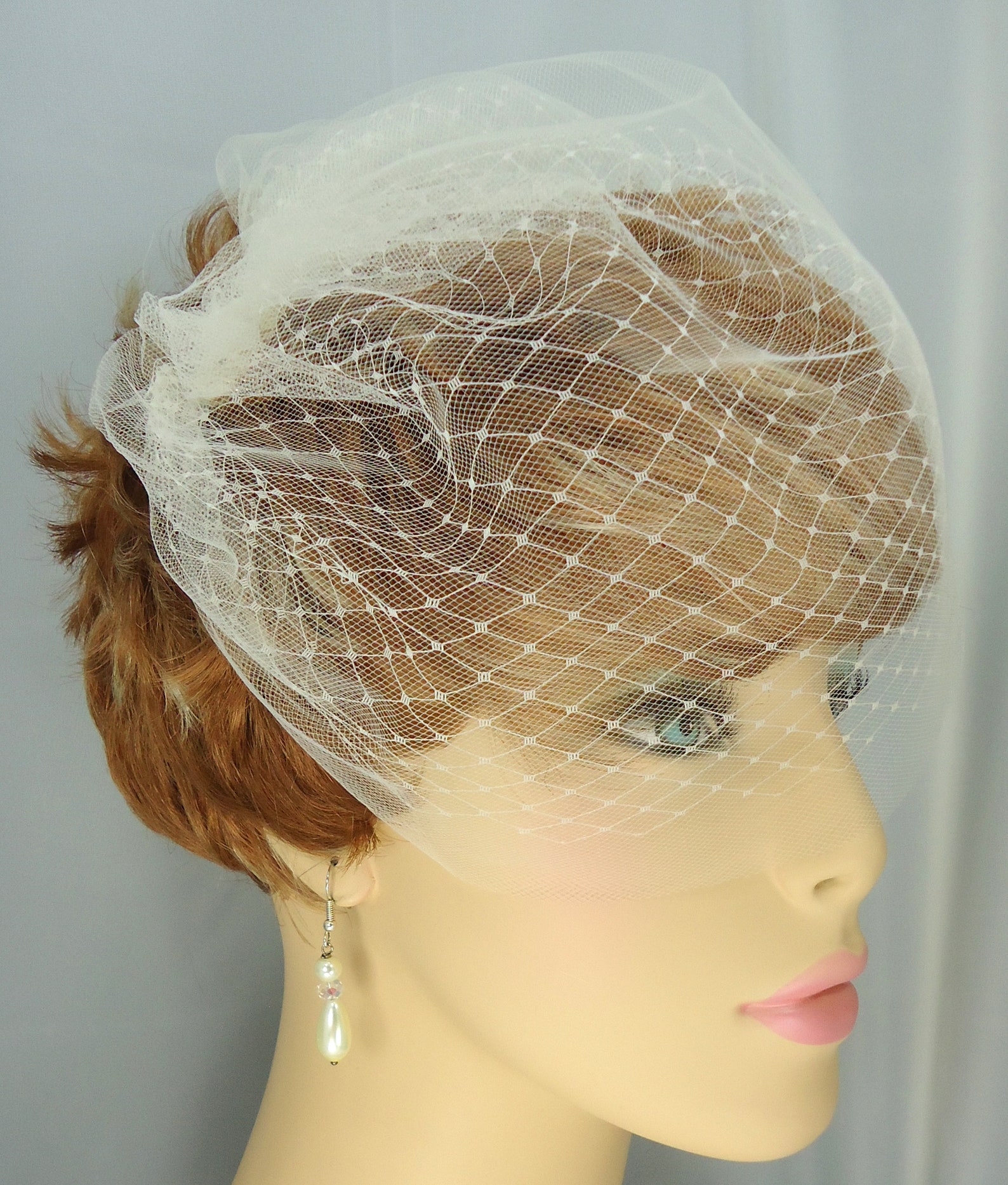 Wedding Veil Double Layer Veil Russian Veiling Illusion - Etsy