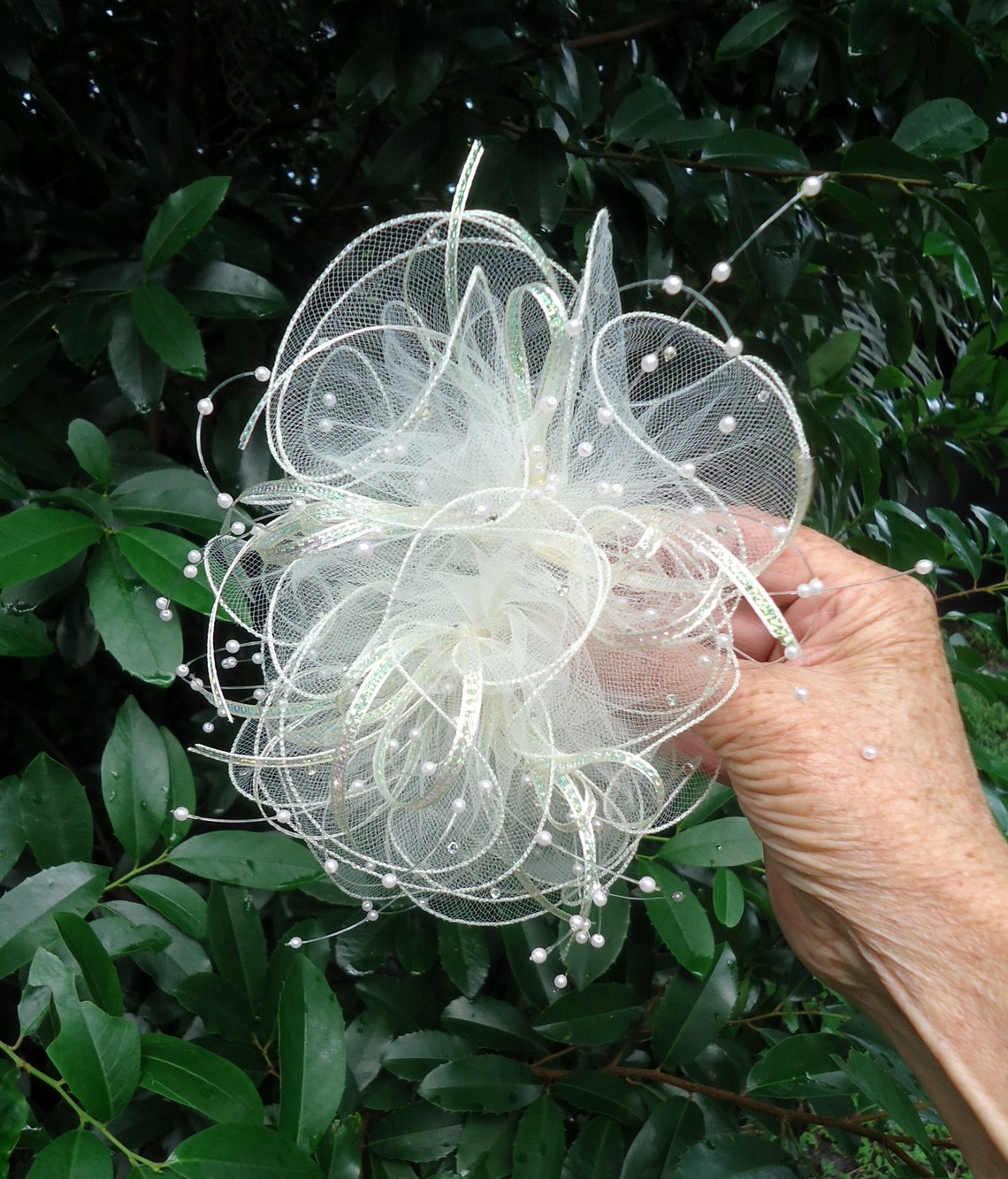 Bridal Pouf Comb Tulle Pouf Comb Puff Comb C823 | Etsy