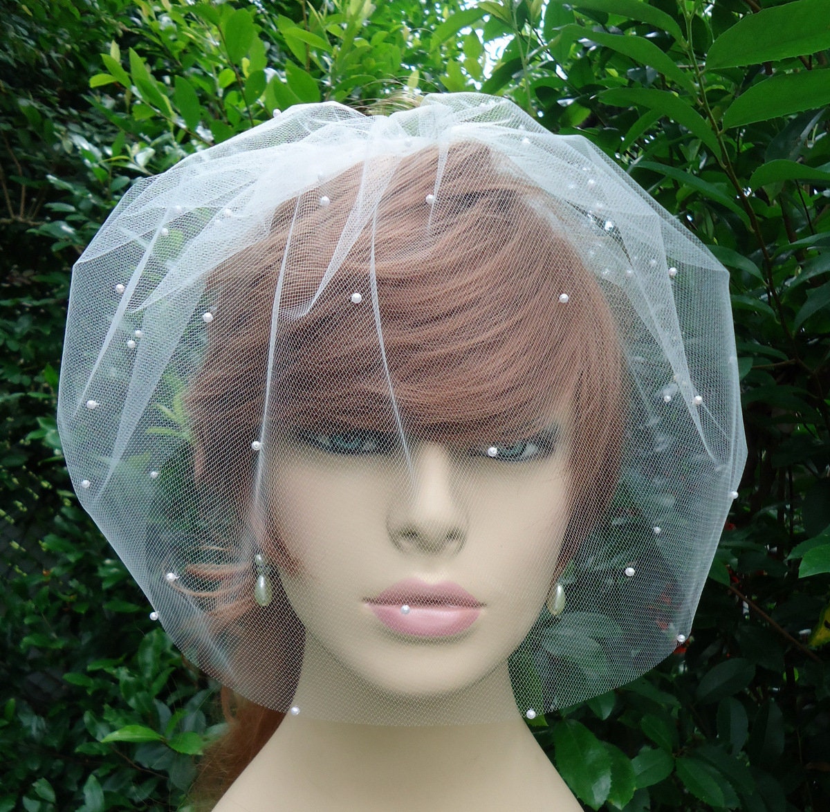 Birdcage Veil, Tulle Mini Veil, Bridal Veil, Wedding Veil, 12 Inch Veil ...