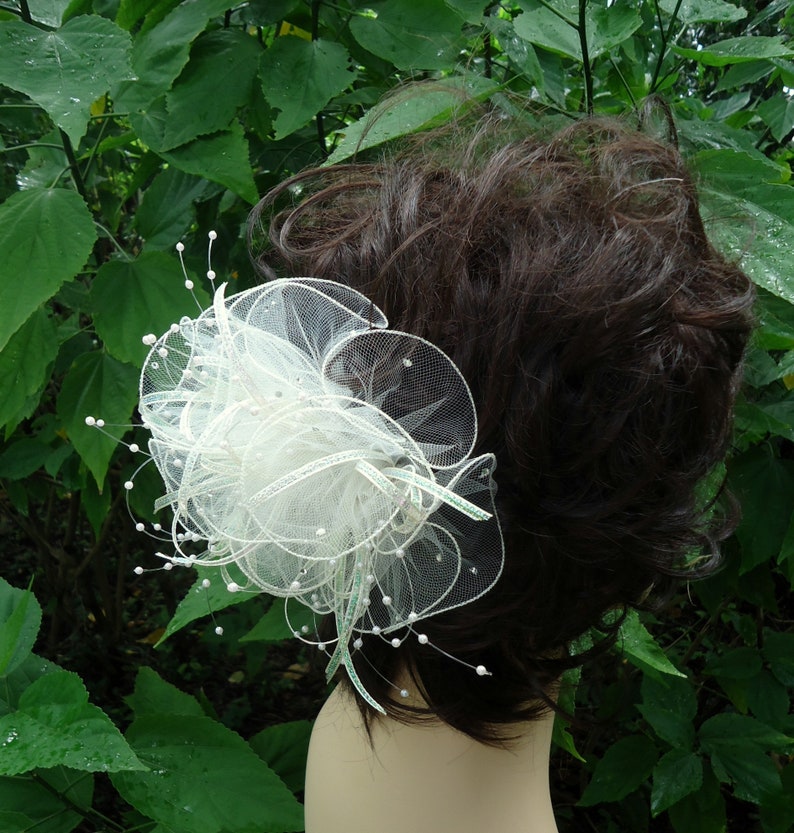 Bridal Pouf Comb Tulle Pouf Comb Puff Comb C823 | Etsy