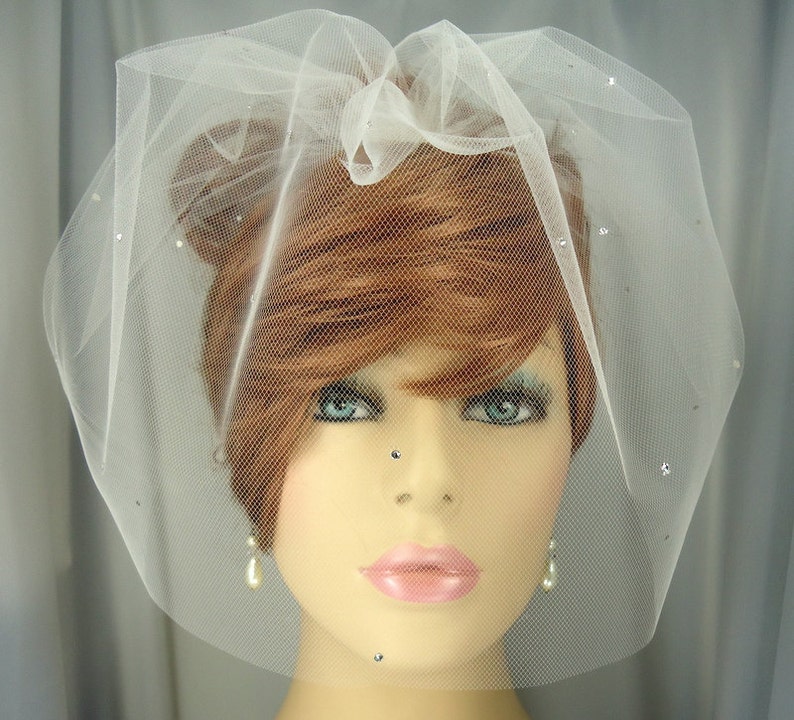 Birdcage Veil Tulle Mini Veil Bridal Veil Wedding Veil 12 | Etsy