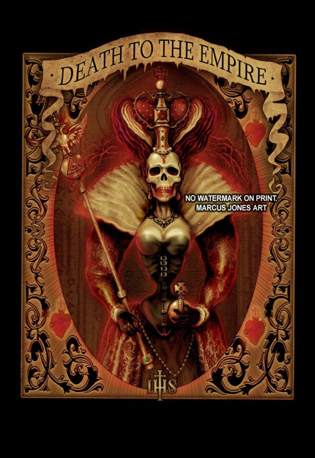 Gothic Art, Lowbrow, Skulls, Gothic, Skeleton, Skull, Occult, Religion ...