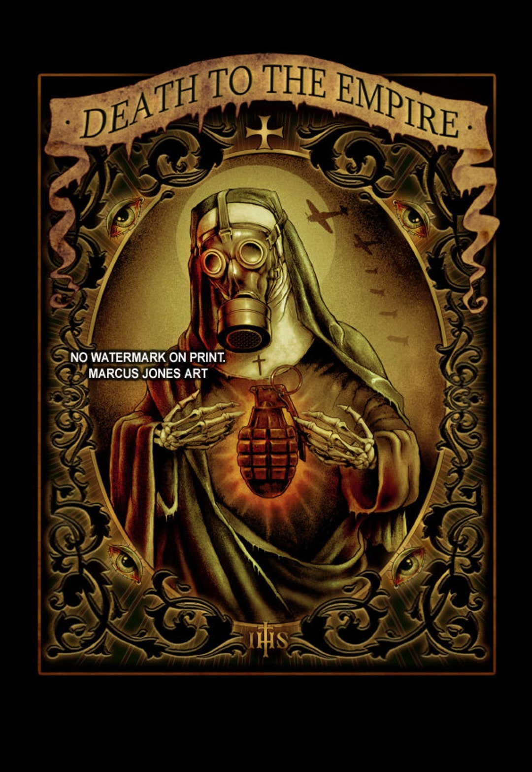 Gothic Art Lowbrow Punk Skulls Gothic Skeleton Skull - Etsy