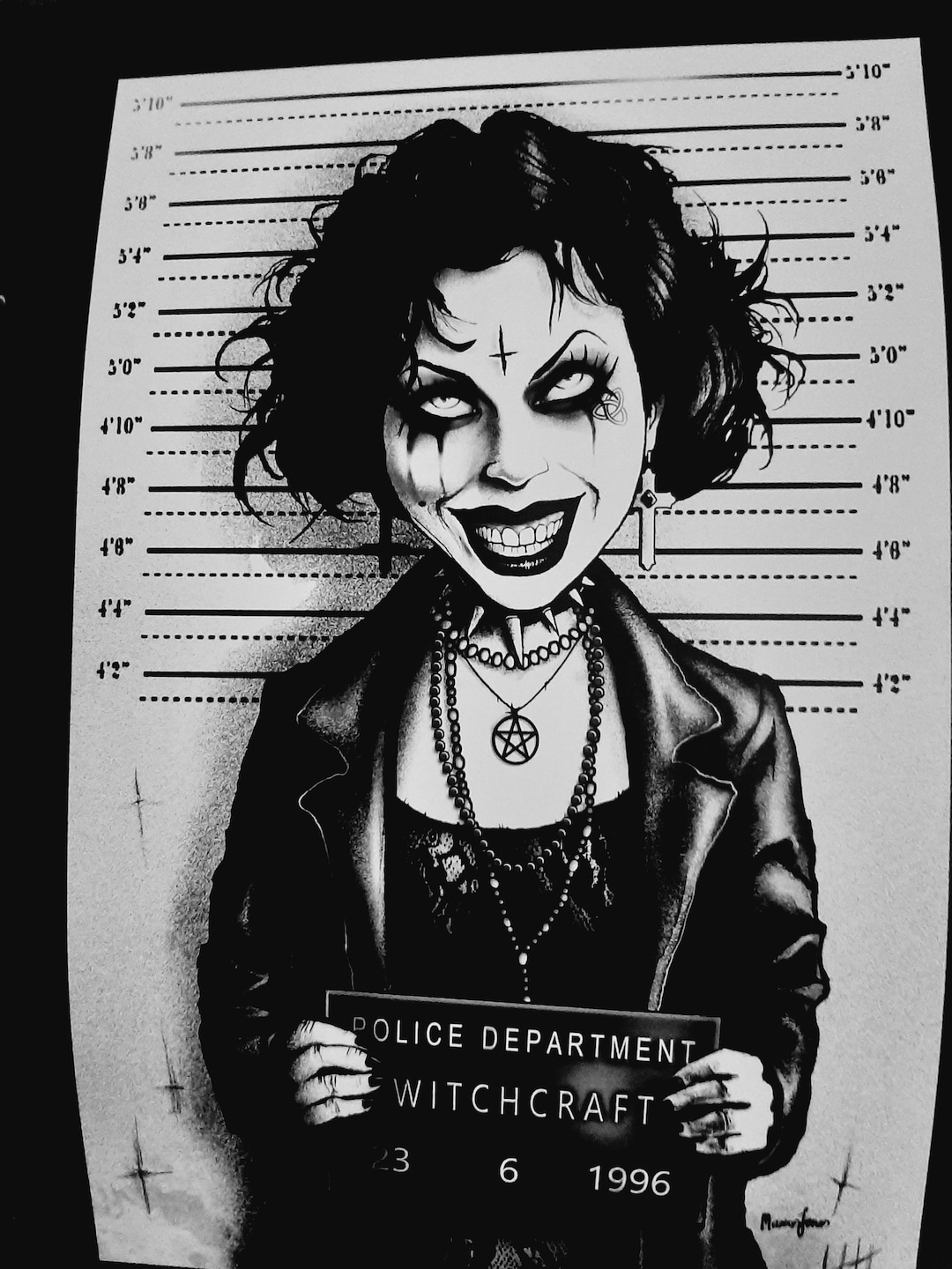 Gothic Art, Mugshot Art, Witchcraft, Occult , Witch , Goth, Dark Art ...
