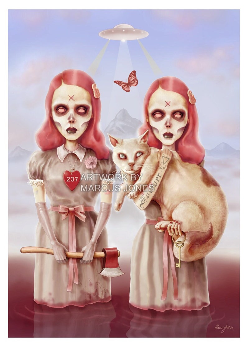 Lowbrow Gothic Tattoo Kitsch Gothic Kitsch Decor Cat - Etsy