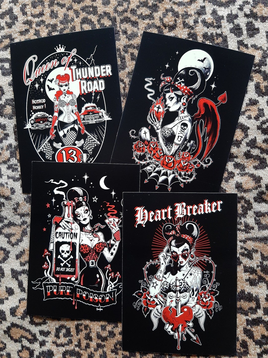 Rockabilly, Gothabilly, Pinup, Vintage, Zombie Pinup, Home Decor ...