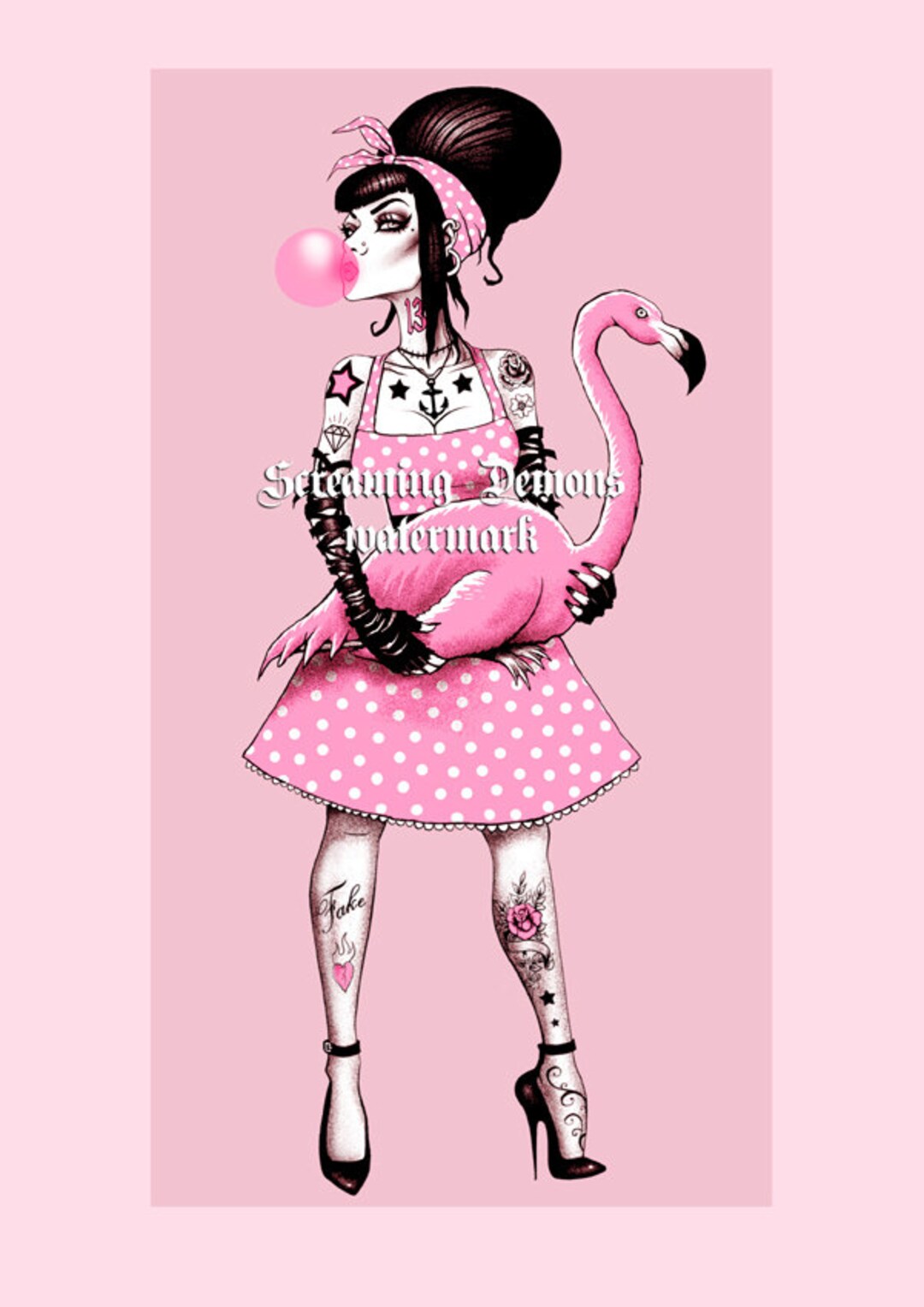 Pink Crazy Pink Lady Pink Picture Pink Dress Pink Hair - Etsy