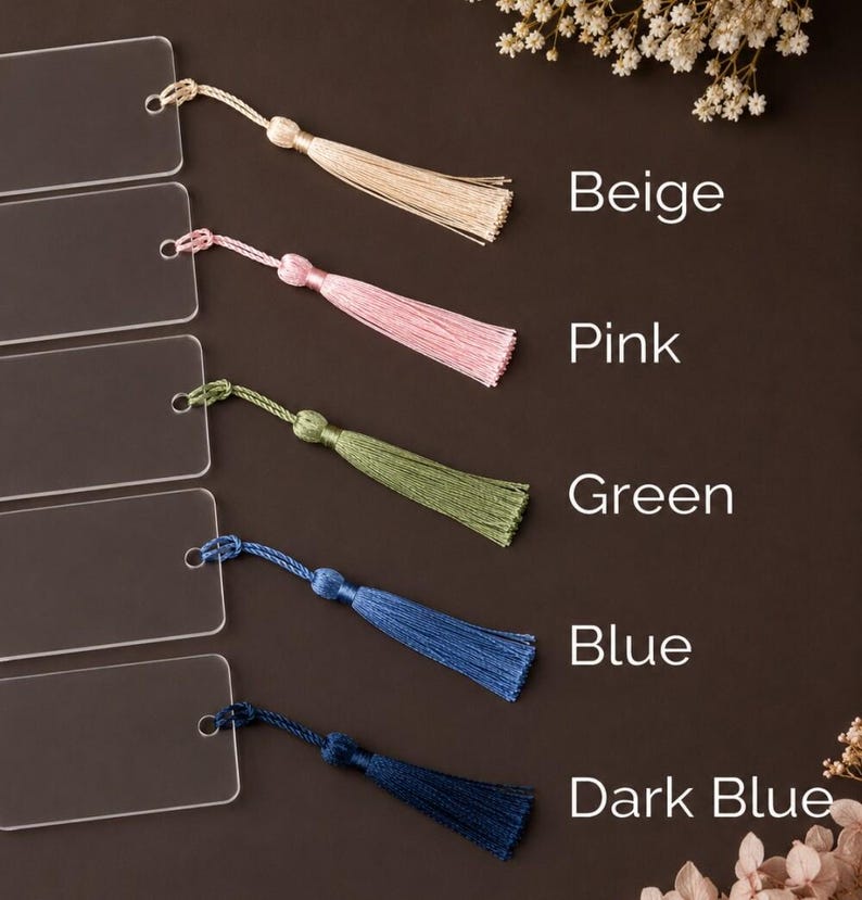 Custom Acrylic Bookmark With Name, Composition Notebook Style, Teacher ...