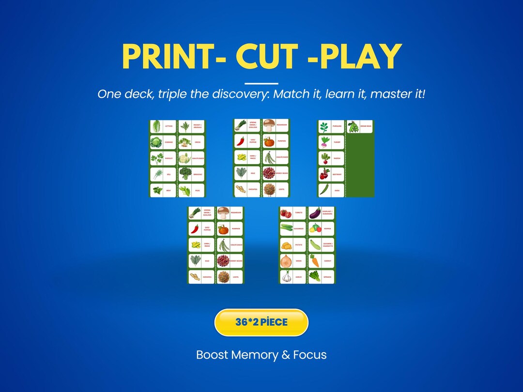 Fruit Flashcards & Memory Game | Printable Fruit Matching Activity ...