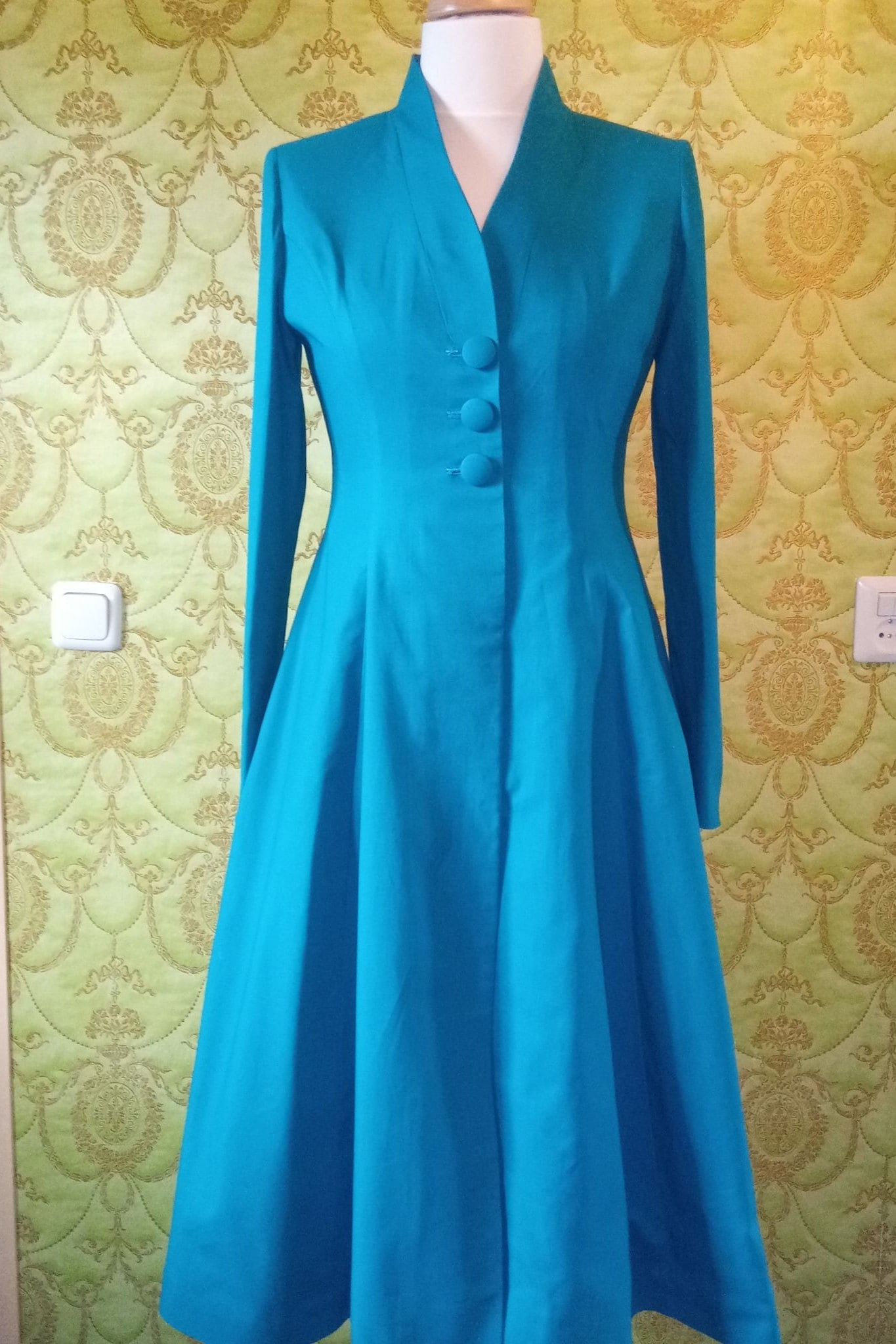 CUSTOM MADE Kate Middleton Teal Coat for Anzac Day Service at ...