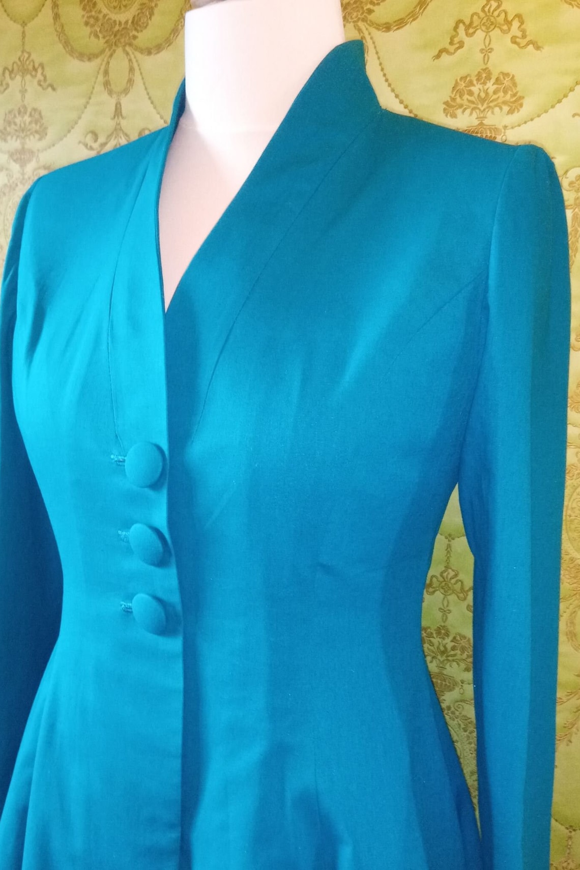 CUSTOM MADE Kate Middleton Teal Coat for Anzac Day Service at ...