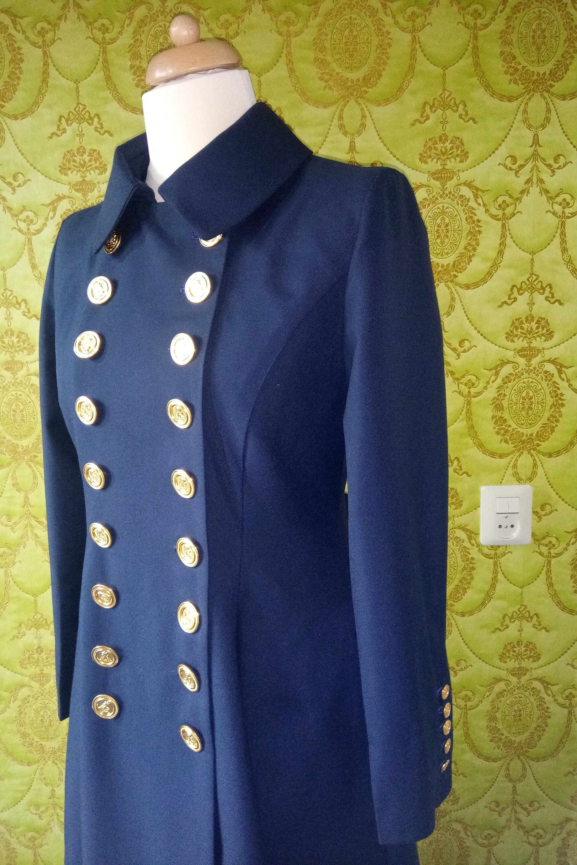 CUSTOM MADE Kate Middleton Right Red Catherine Walker Double-breasted ...