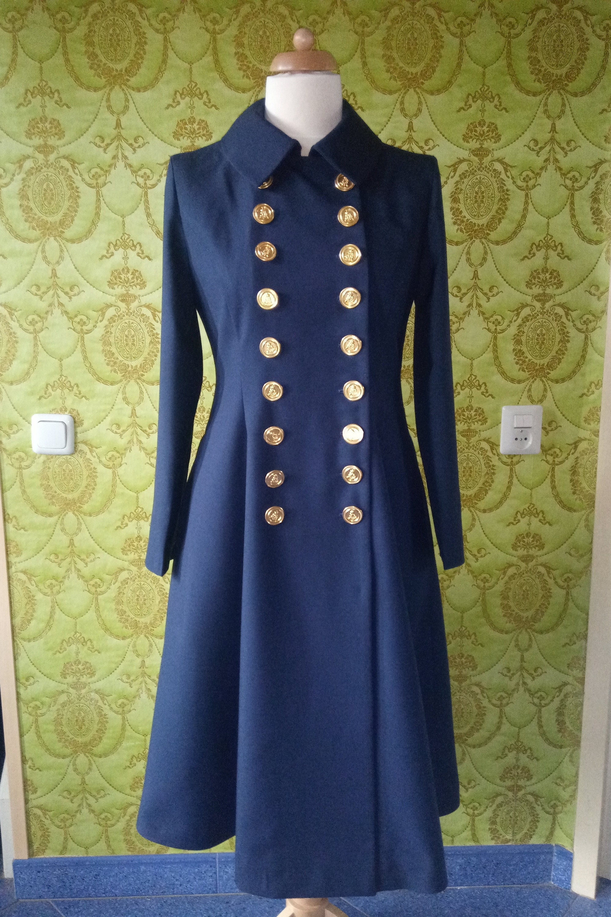 CUSTOM MADE Kate Middleton Right Red Catherine Walker Double-breasted ...