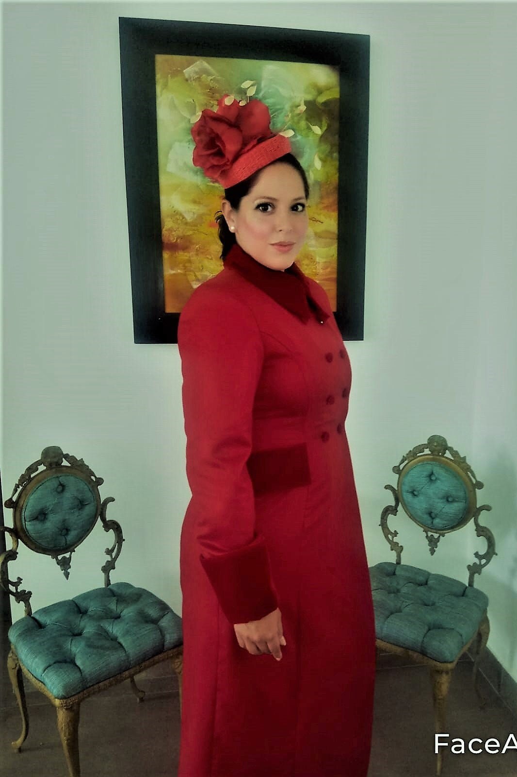 CUSTOM MADE Kate Middleton Duchess of Cambridge Wool and Velvet Double ...
