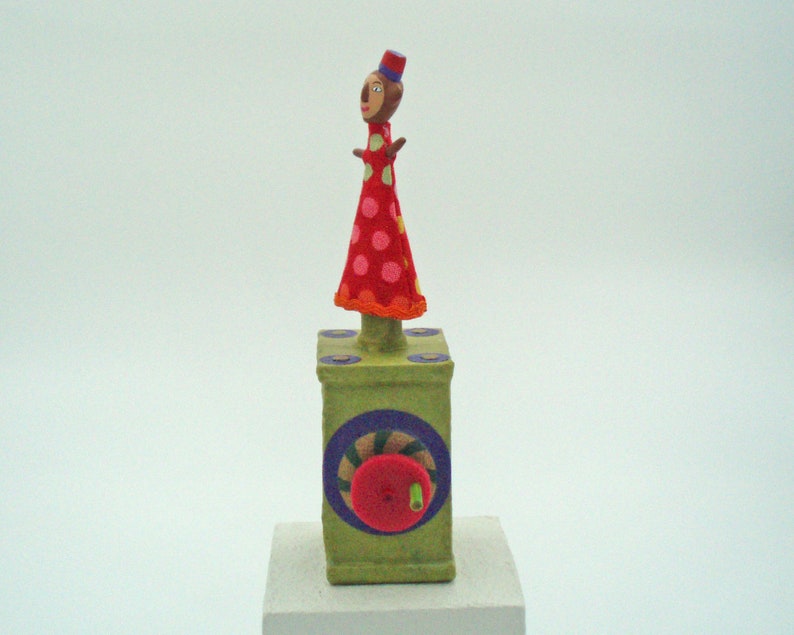 Monkey With Hat Miniature Automata Toy - Etsy
